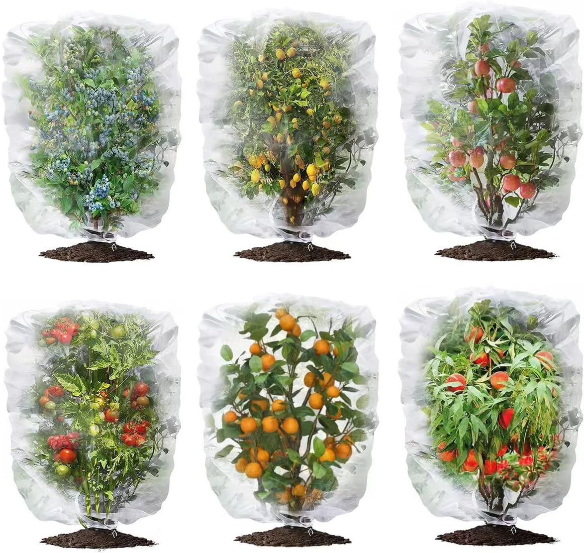 3 Pack Garden Plant Netting Fruits Blueberry Bushes Tomato Protection ...