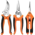 3 Pack Garden Pruning Shears, Stainless Steel Shears, Gardening Shears ...