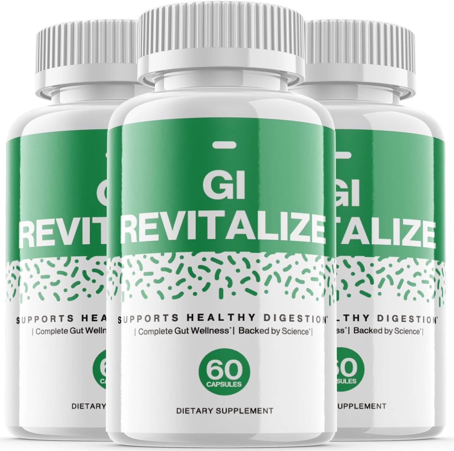 Gi Revitalize (3 Pack) - Daily Dietary Supplement for Digestion, Gut ...