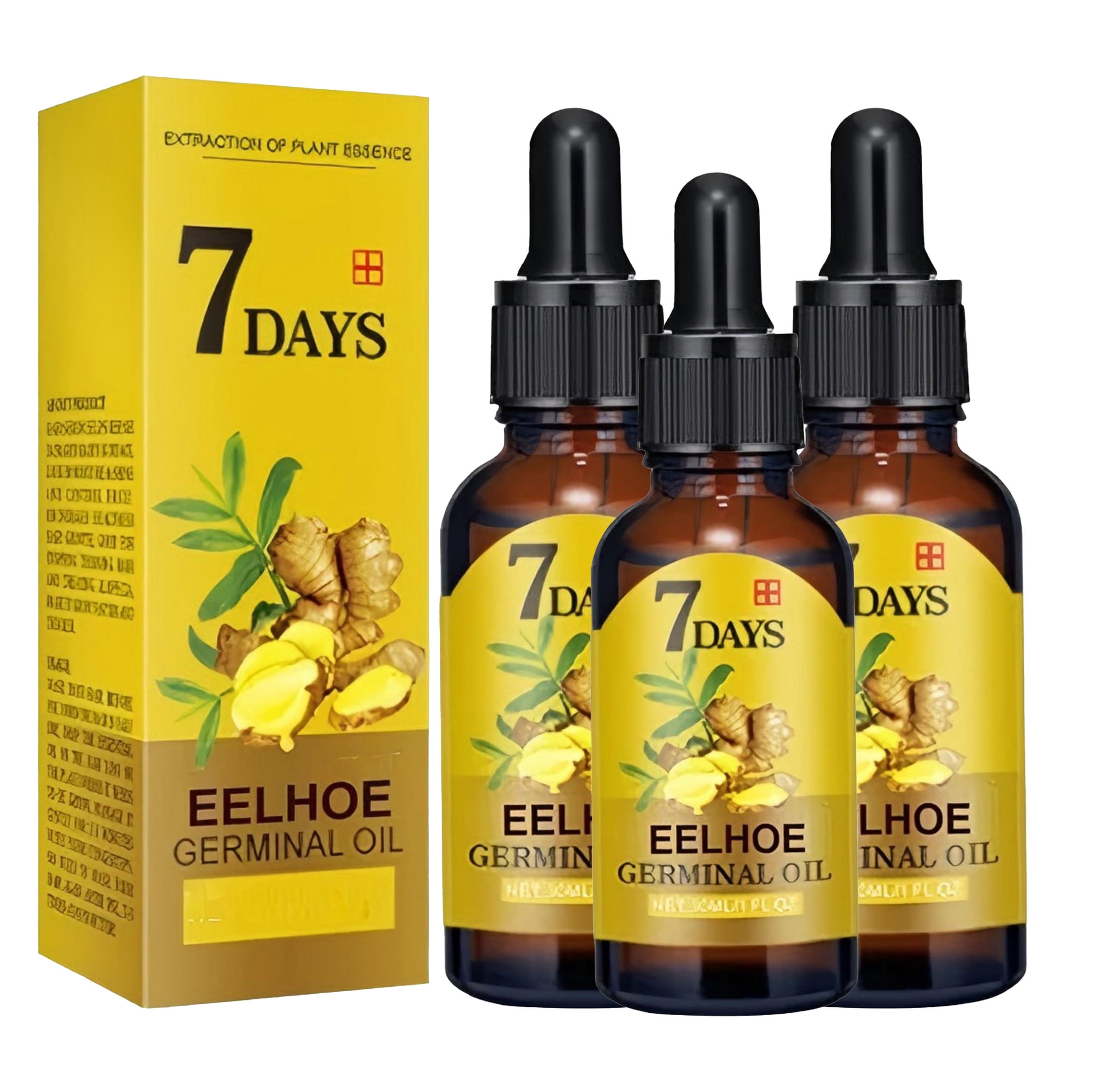 7 Day Ginger Germinal Serum Essence Oil for Hair Growth,Biotin Hair ...