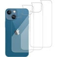 3 Pack Glass Back Screen Protector Compatible for iPhone 16E / iPhone ...