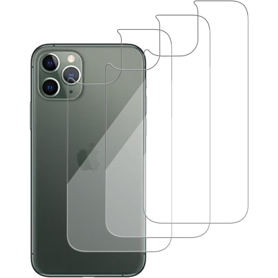 3 Pack Glass Back Screen Protector Compatible for iPhone 16E / iPhone ...