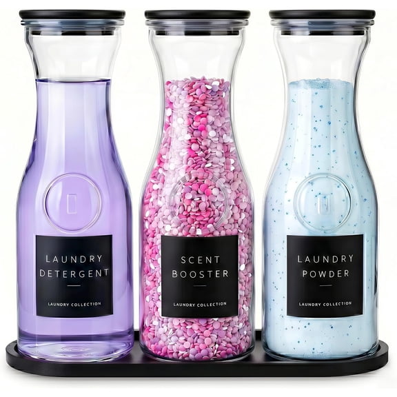 Glass Container Laundry Detergent