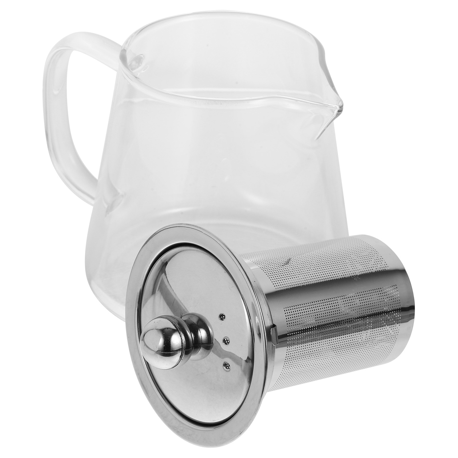 3 Pack Glass Teapot Stainless Steel Water Pitcher Coffee Boil Kettle ...