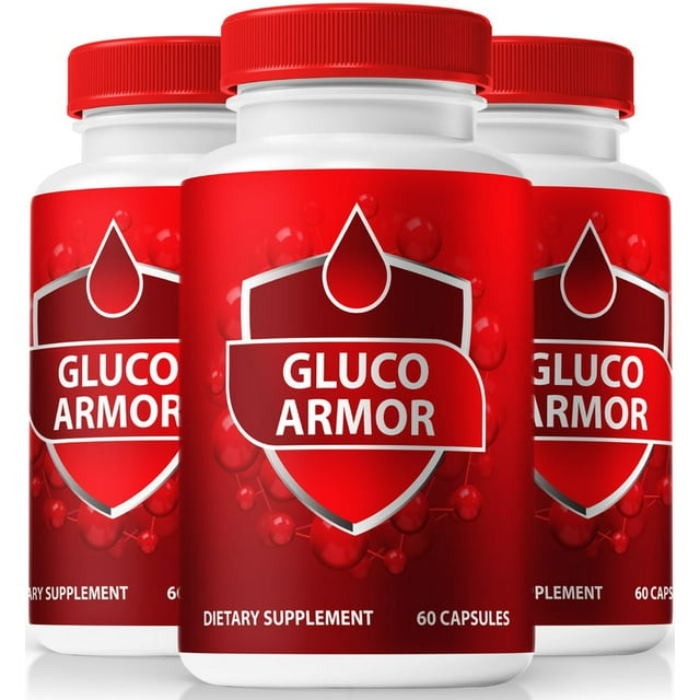 (3 Pack) Gluco Armor Capsules, Original GlucoArmor Formula - Naturally ...