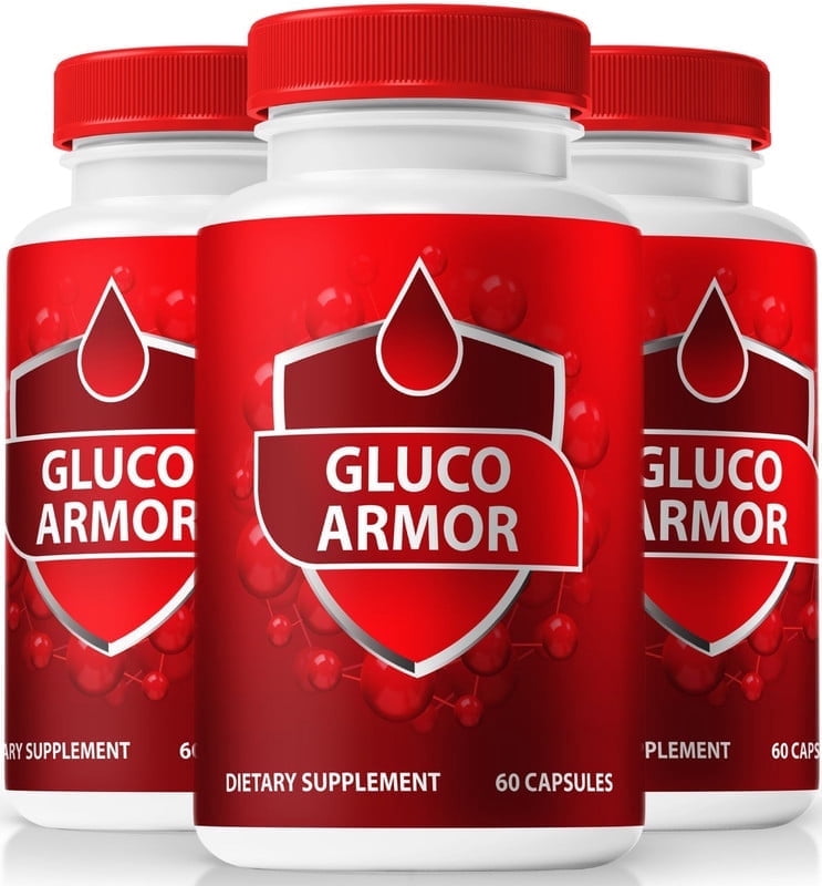 (3 Pack) Gluco Armor Capsules, Original GlucoArmor Formula - Naturally ...