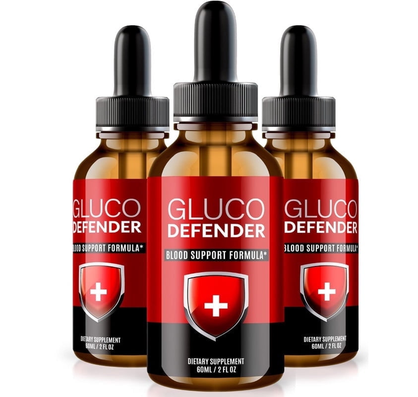 (3 Pack) Gluco Defender Drops, GlucoDefender Official Dropper, Maximum ...