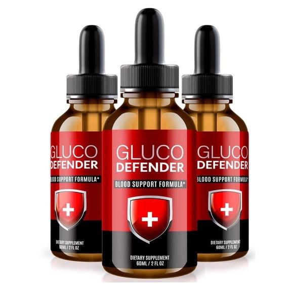 (3 Pack) Gluco Defender Drops, GlucoDefender Official Dropper, Maximum ...