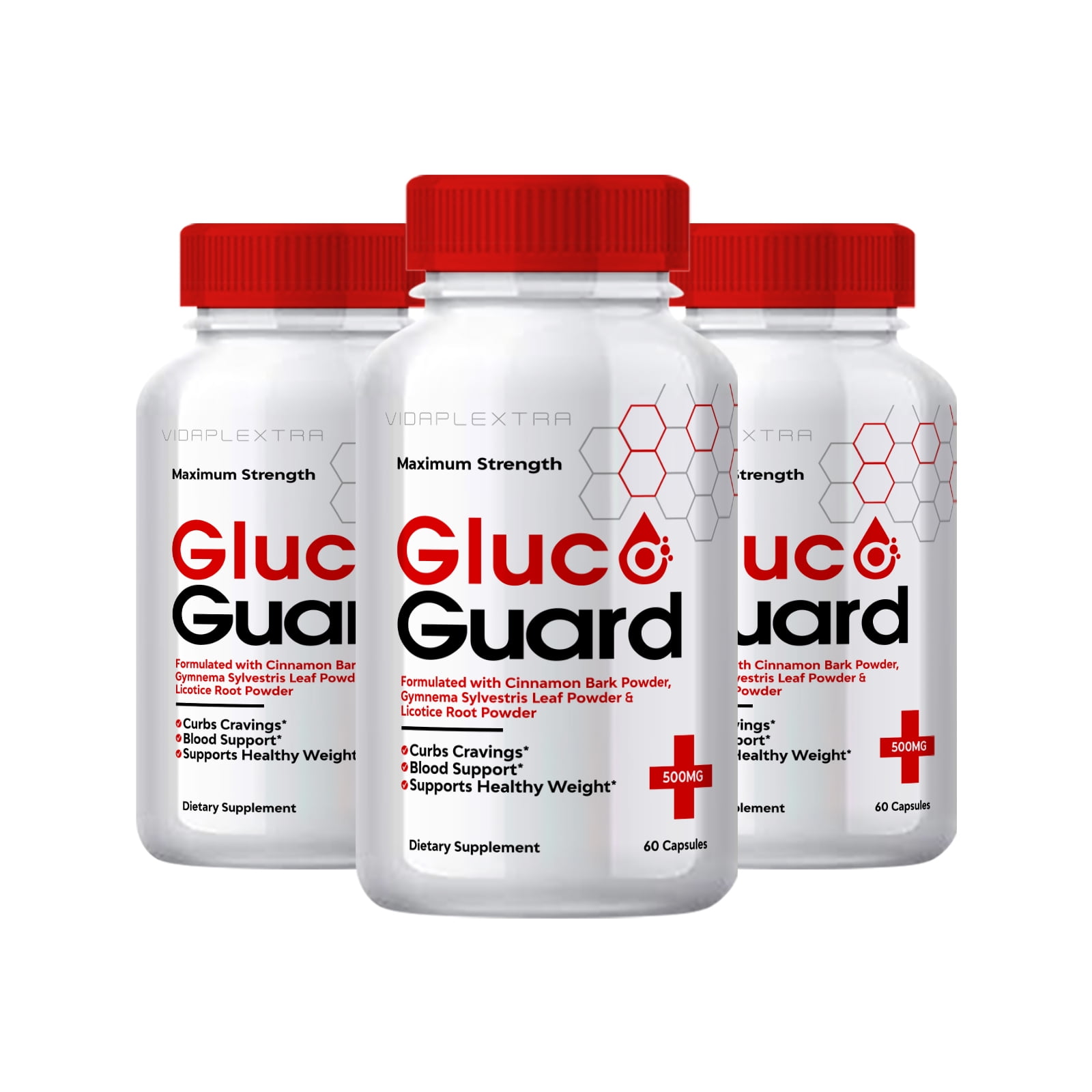 (3 Pack) Gluco Guard Capsules - Gluco Guard Maximum Strength Capsules ...