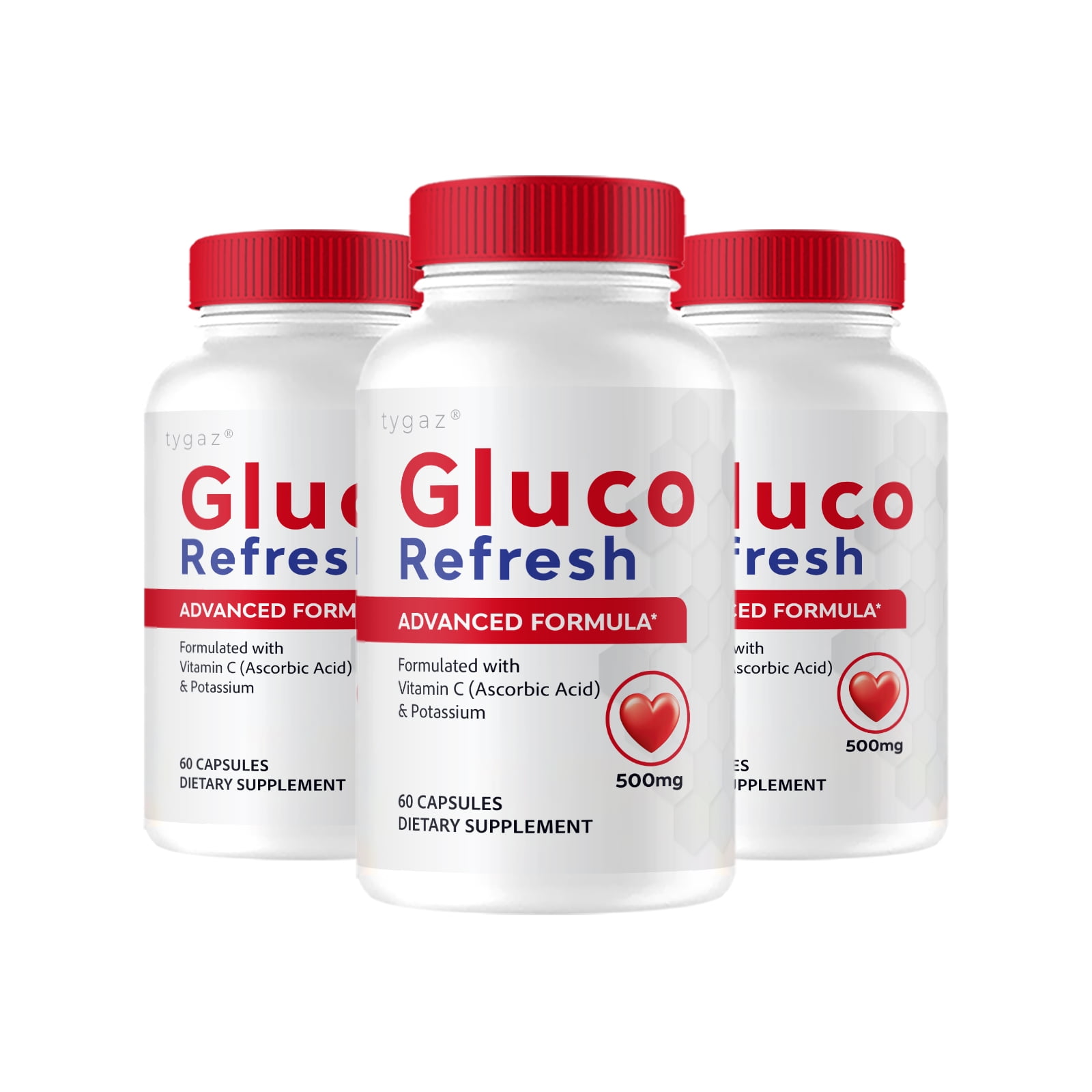 (3 Pack) Gluco Refresh - GlucoRefresh Pill Supplement - Walmart ...