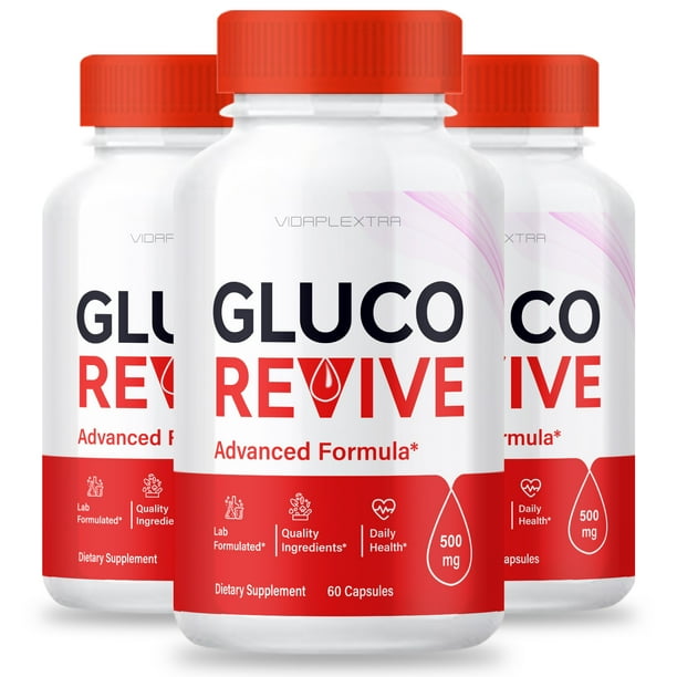 (3 Pack) Gluco Revive Capsules - Gluco Revive Capsules - Walmart Business Supplies