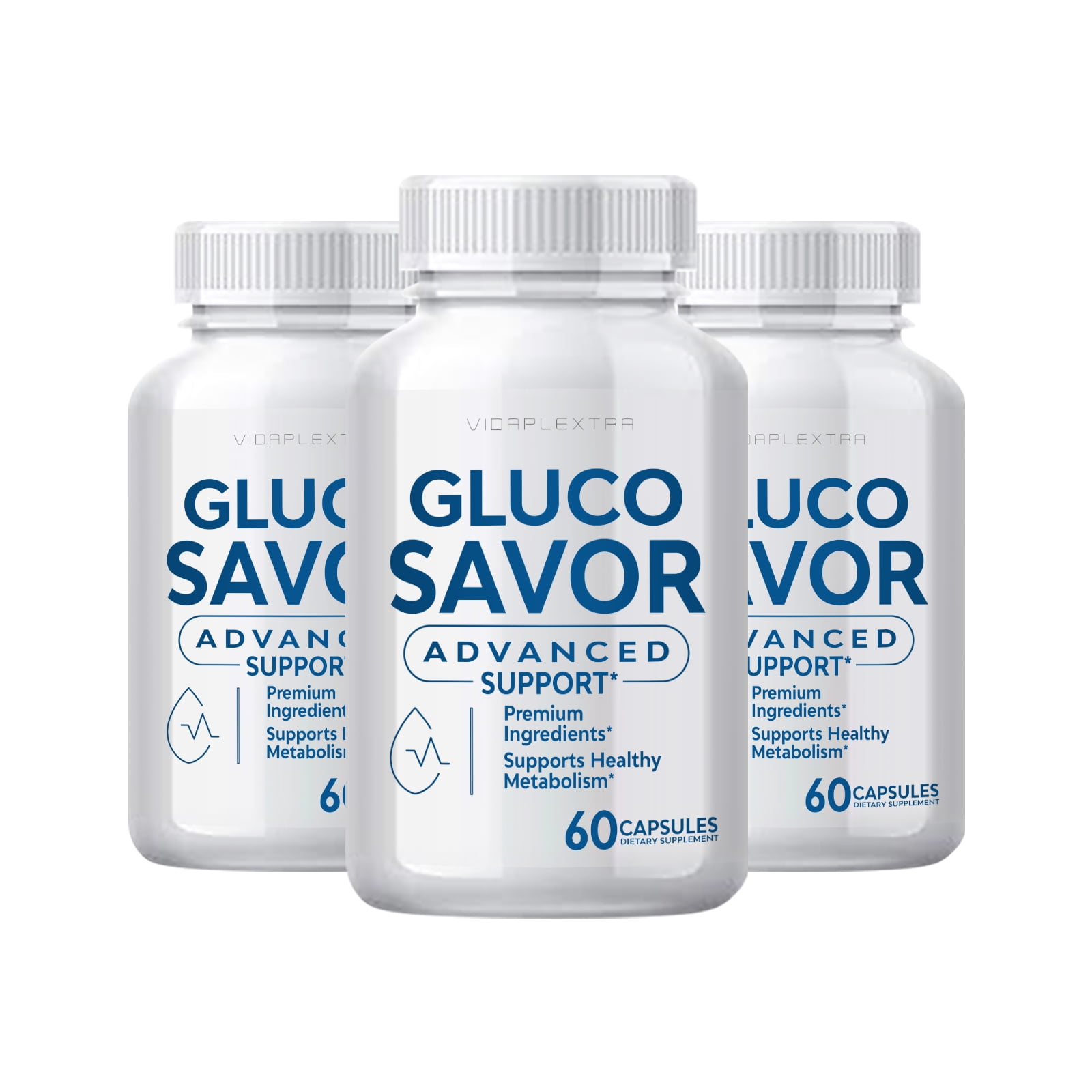(3 Pack) Gluco Savor Capsules - Gluco Savor Capsules - Walmart.com
