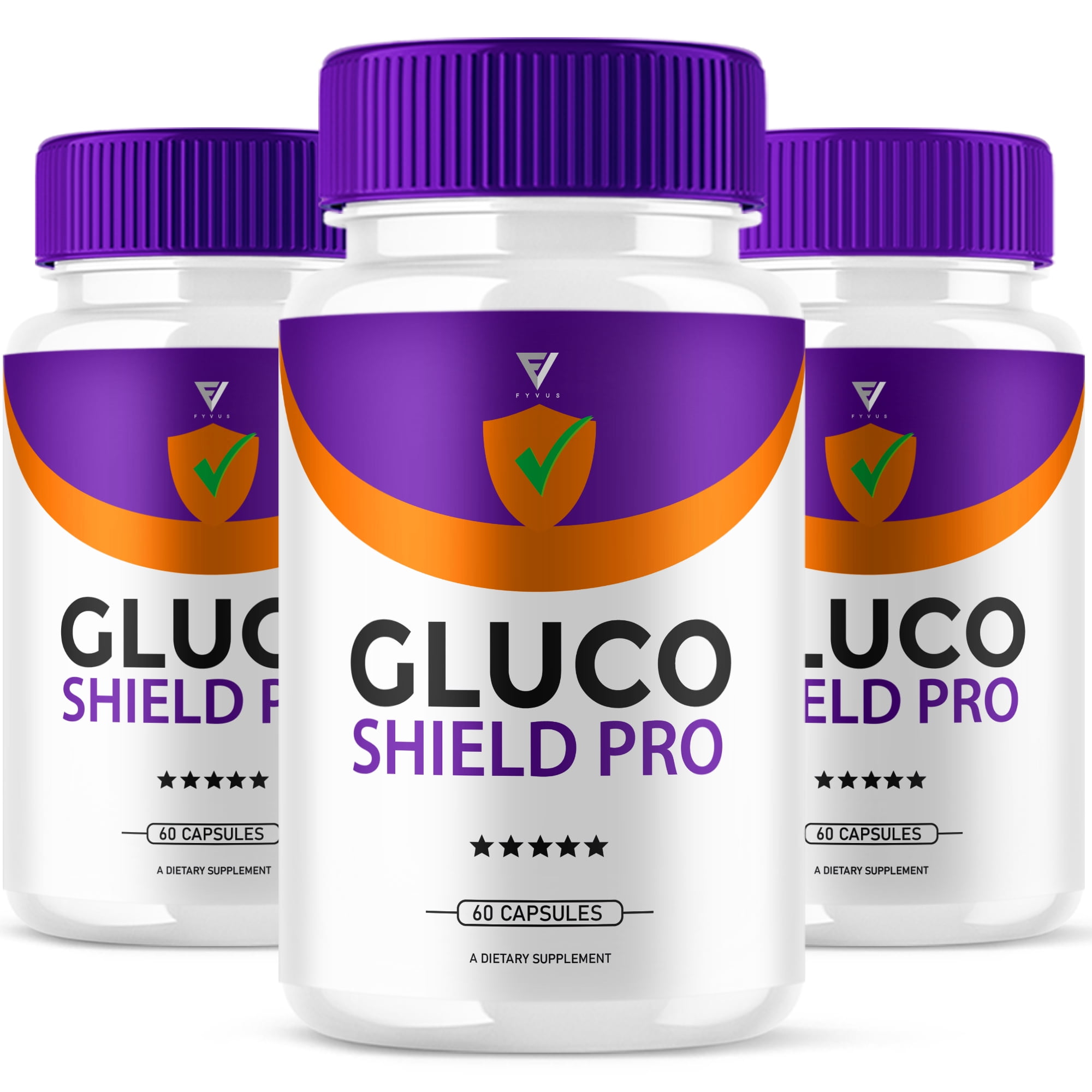 (3 Pack) Gluco Shield Pro Blood Support Supplement GlucoShield (180 ...