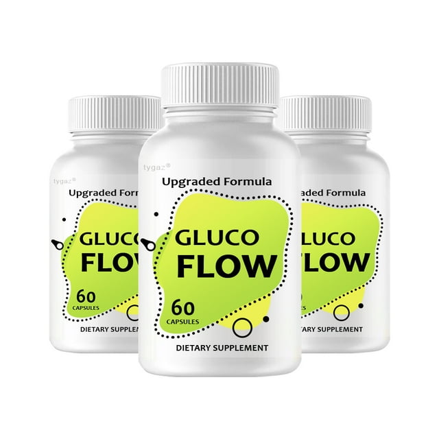 (3 Pack) GlucoFlow - Gluco Flow Advanced Supplement - Walmart Business ...