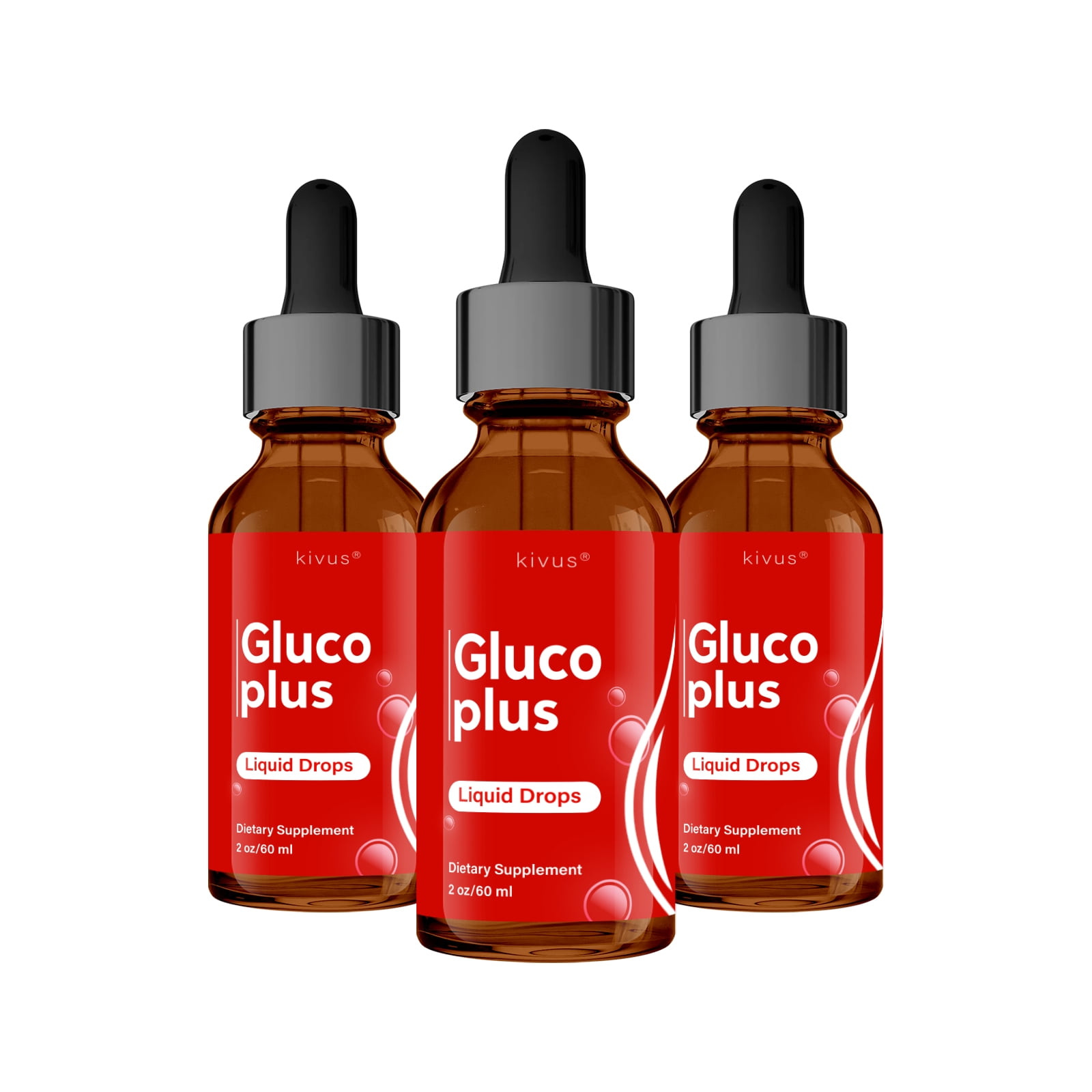 (3 Pack) GlucoPlus - Gluco Plus Liquid Supplement - Walmart.com