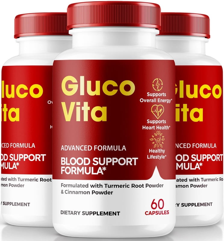(3 Pack) GlucoVita Capsules, Official Gluco Vita To Maintain Healthy ...