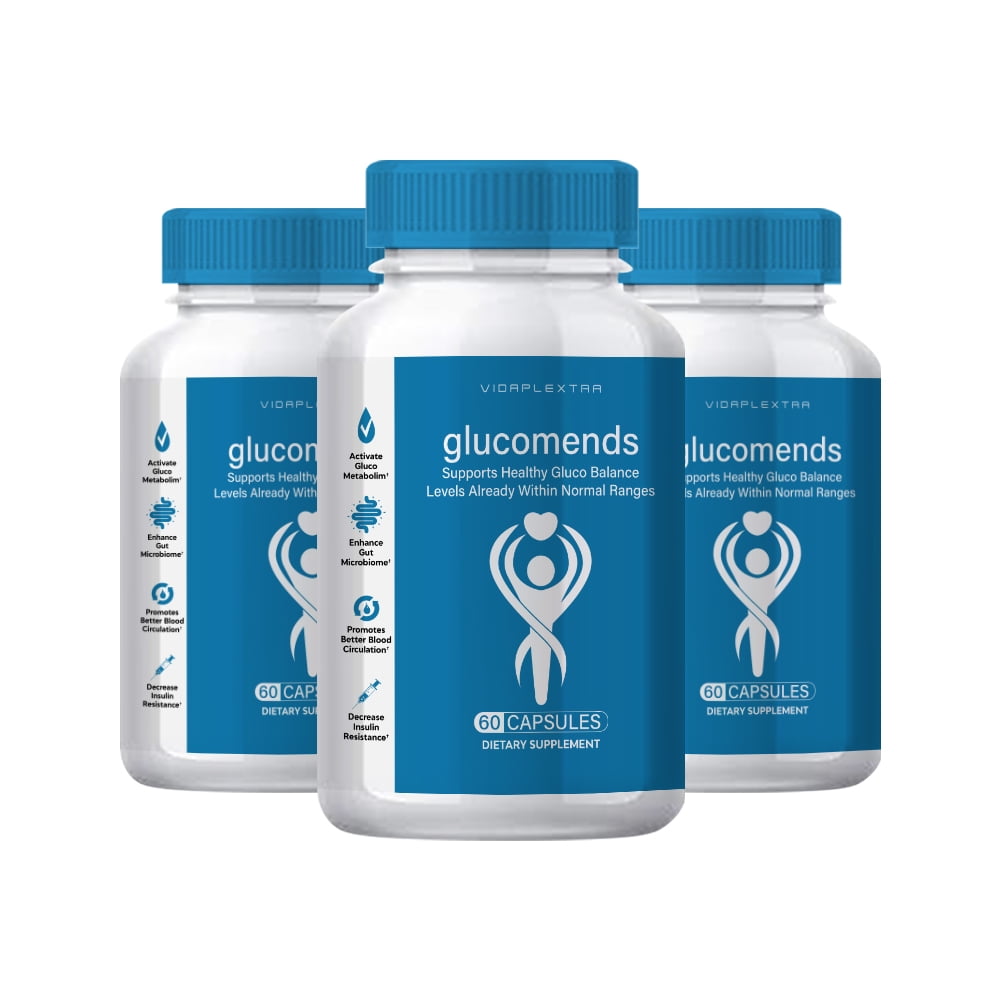(3 Pack) Glucomends - Glucomends Healthy Gluco Capsules - Walmart.com