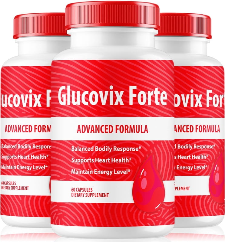 (3 Pack) Glucovix Forte Capsules - Official GlucovixForte Pills to ...