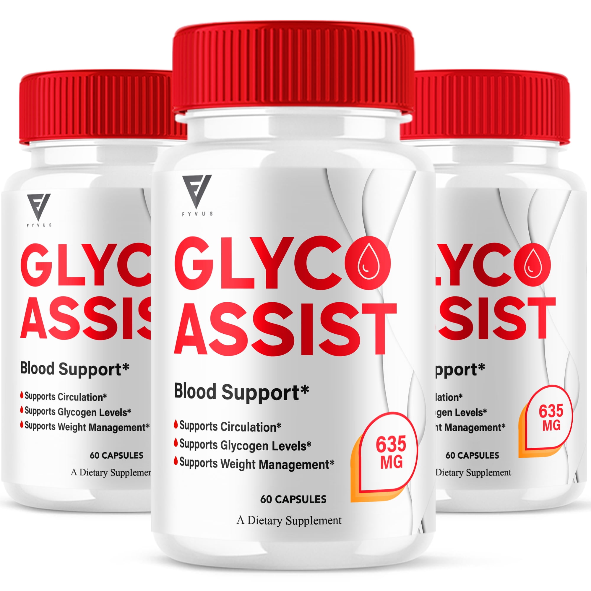 (3 Pack) Glyco Assist Advanced Pills, GlycoAssist Glycogen Max (180 ...