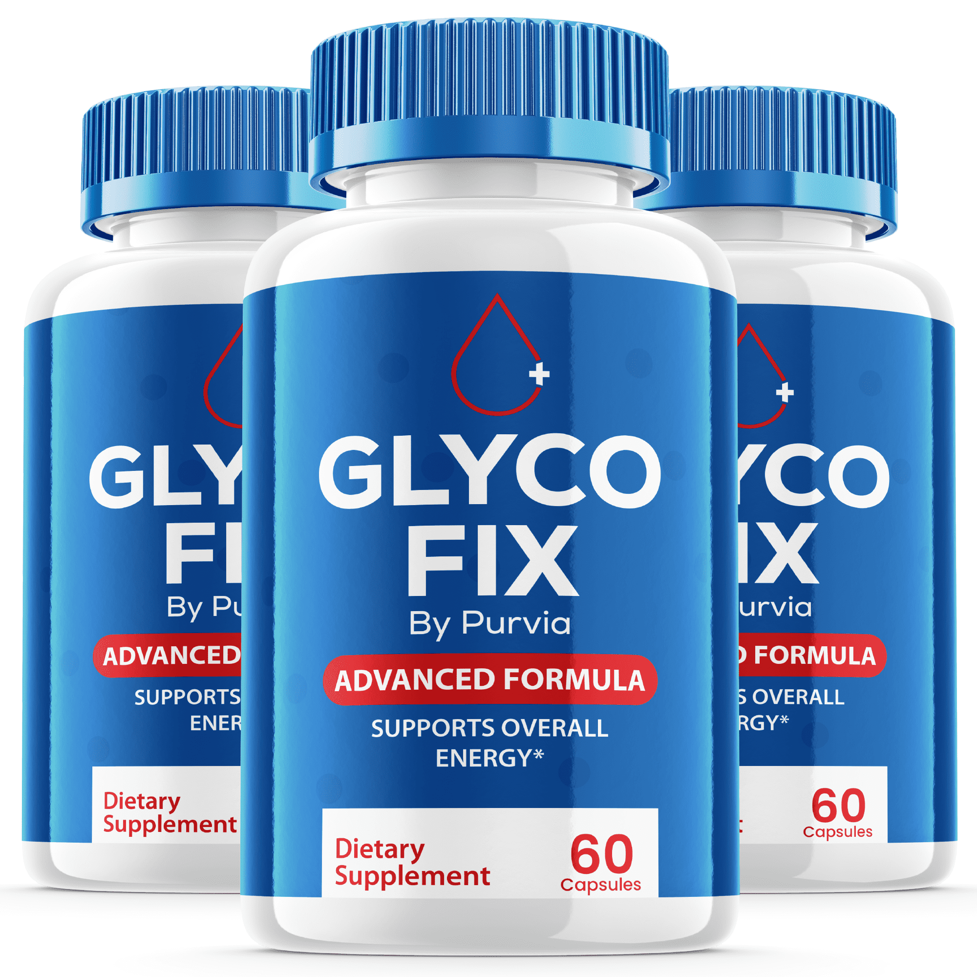 (3 Pack) Glyco Fix Advanced Formula, Glycofix Capsules Maximum Strength ...