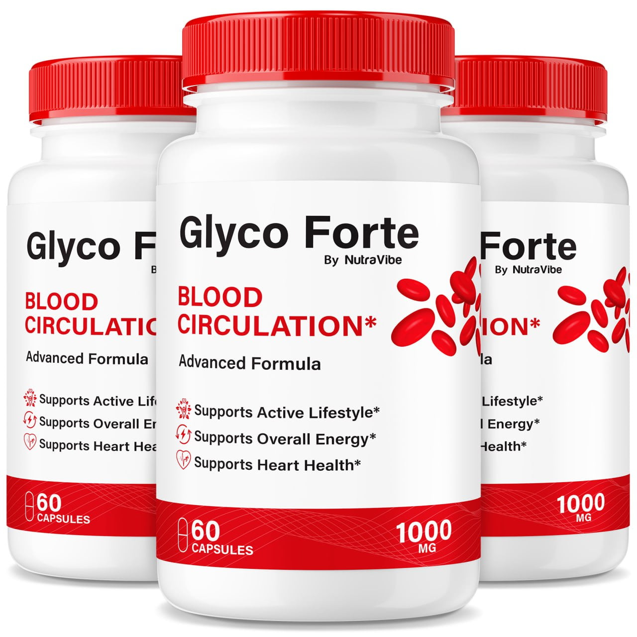(3 Pack) Glyco Forte - Official All-Natural Blood Support Formula ...