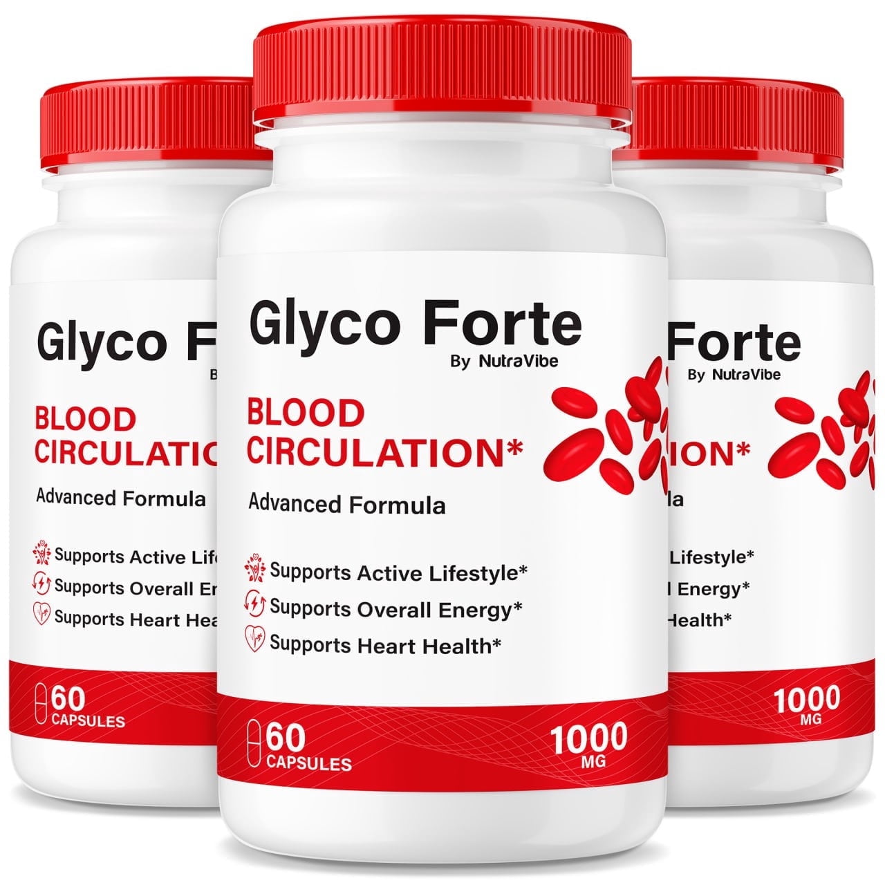 (3 Pack) Glyco Forte - Official All-Natural Blood Support Formula ...