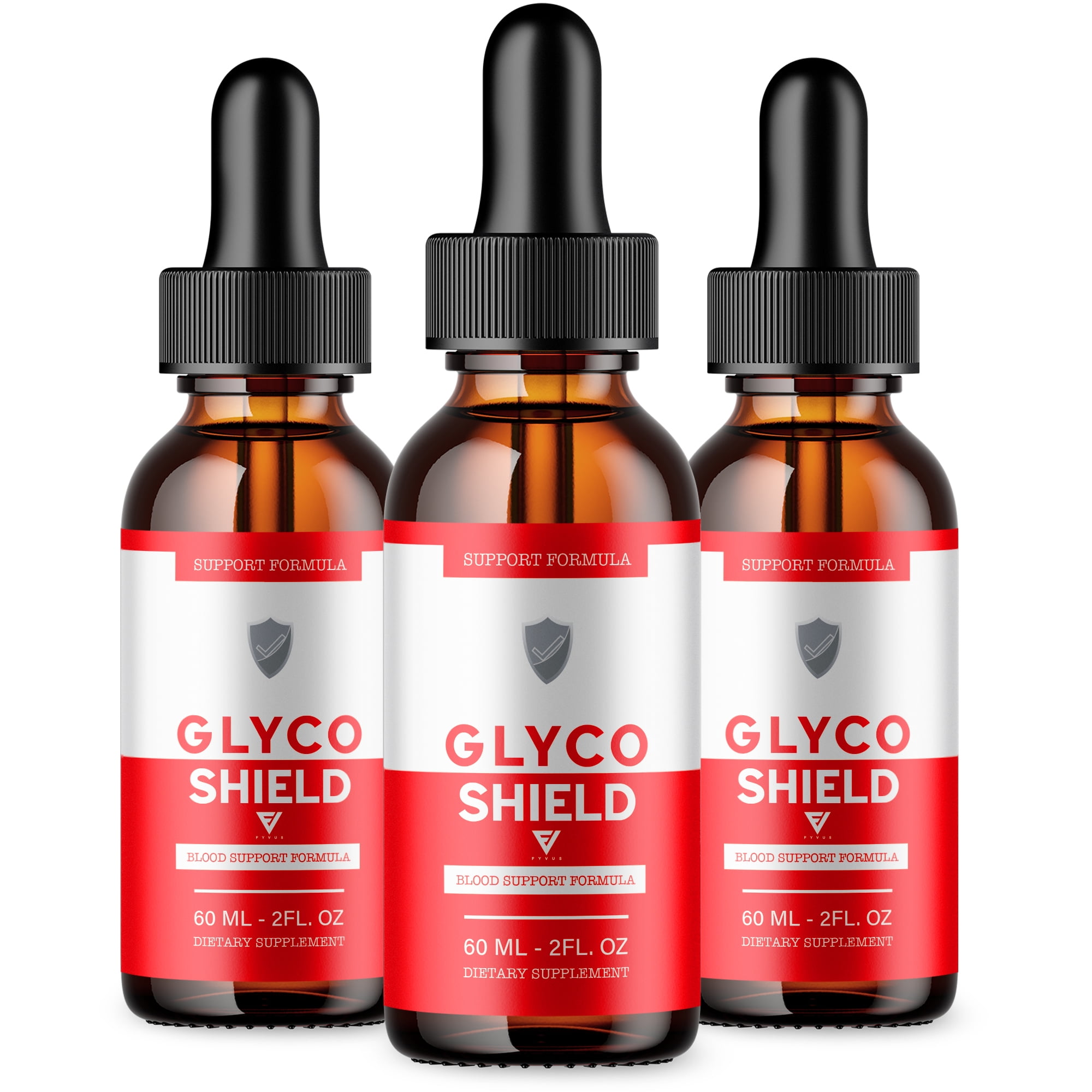 (3 Pack) Glyco Shield Blood Support Drops GlycoShield Supplement (6oz ...