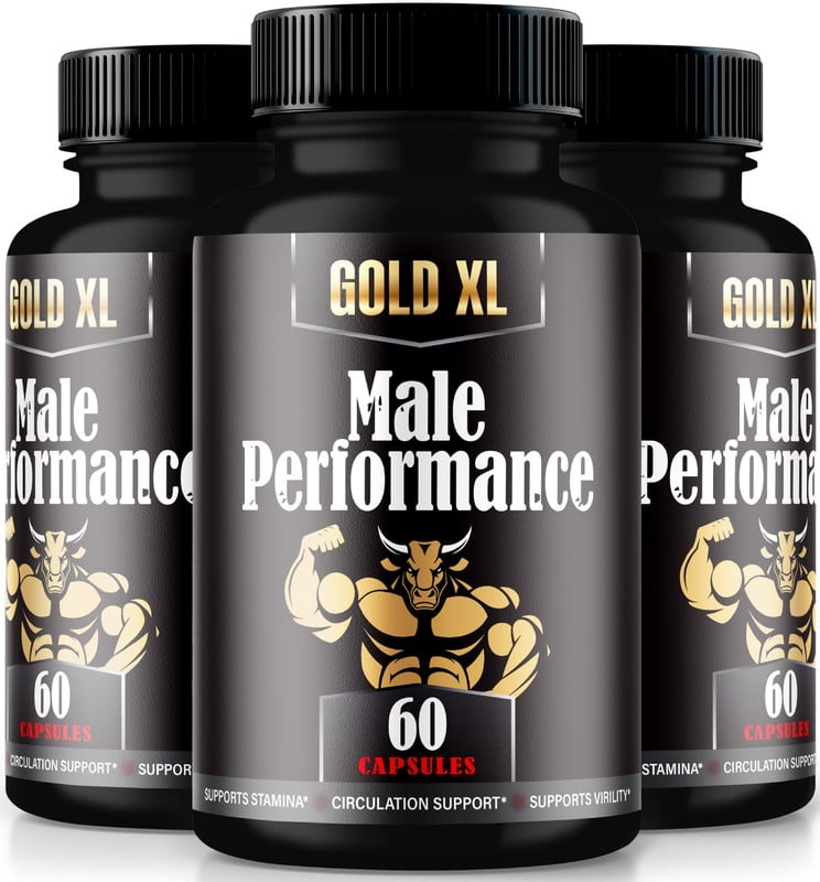 (3 Pack) Gold XL Supplement, Official GoldXL Pills, All-Natural ...