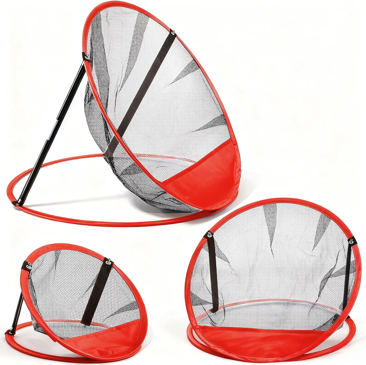 3 Pack Golf Chipping Net, 3 Sizes Pop Up Golf Target Practice Net for ...