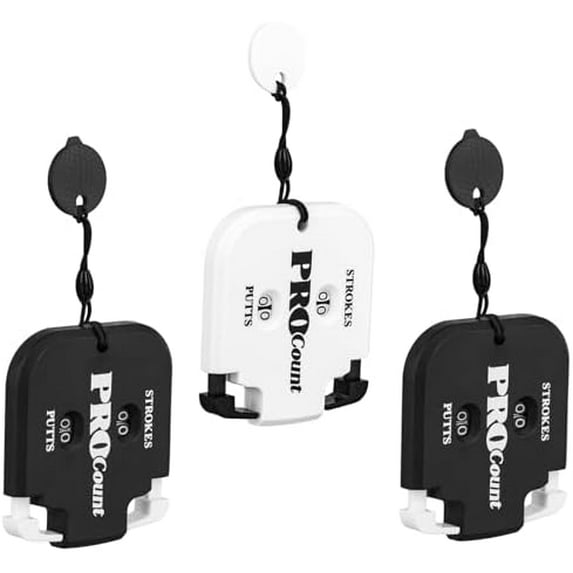 3 Pack Golf Counter, 2 Digit Portable Mini Golf Score Indicator Clicker ...