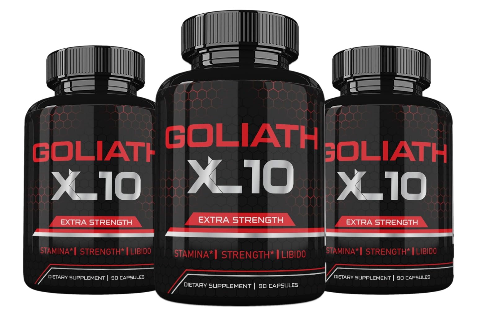 (3 Pack) Goliath XL10 - Goliath XL10 Dietary Supplement for Muscle ...