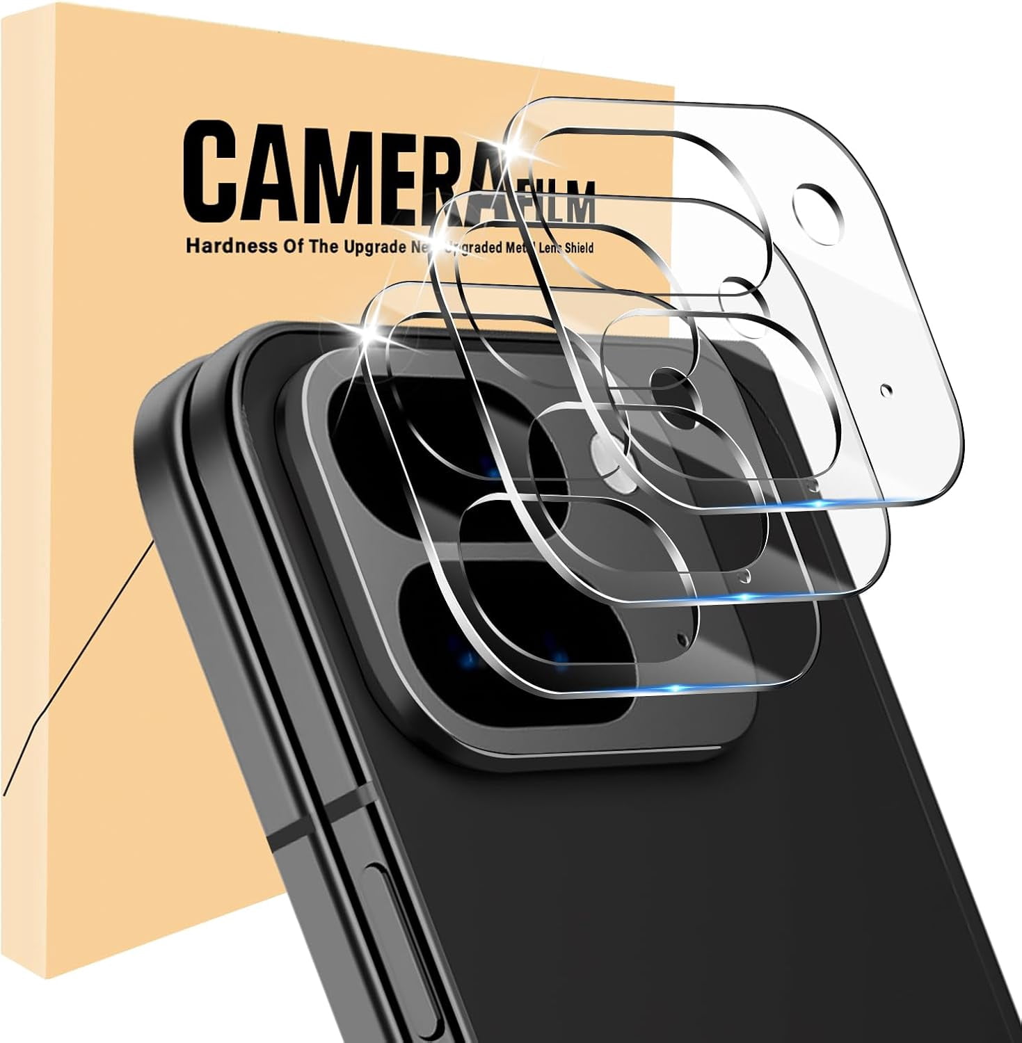 3 Pack for Google Pixel 9 Pro Fold Camera Lens Protector,Tempered Glass ...