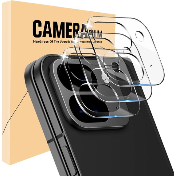 3 Pack for Google Pixel 9 Pro Fold Camera Lens Protector,Tempered Glass ...
