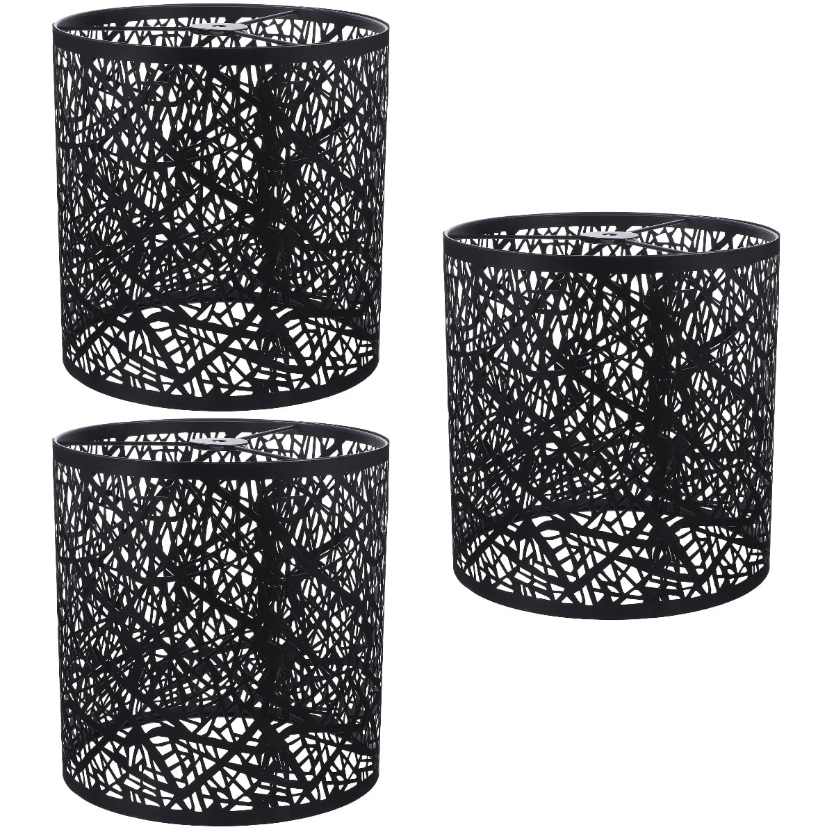 3 Pack Gothic Lamp Shade Wrought Iron Hollow Lampshade Replacement ...