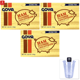 3 Pack | Goya Ham Flavor Concentrate, 20-Count 3.52-Ounce Packets (Pack ...