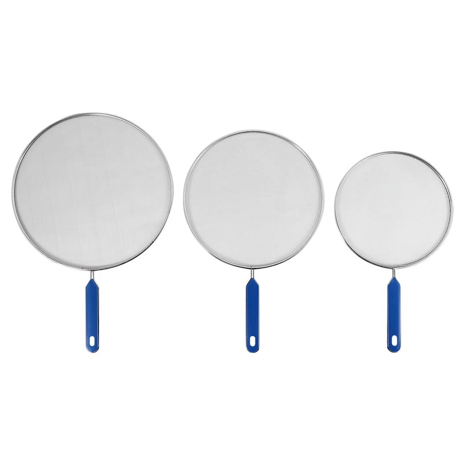3 Pack Grease Splatter Screen for Frying Pan Cooking,Stainless Steel ...