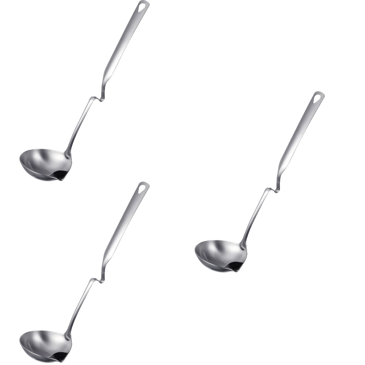 3 Pack Grease Spoon Punch Bowl Ladle Stainless Steel Oil Separator Soup ...