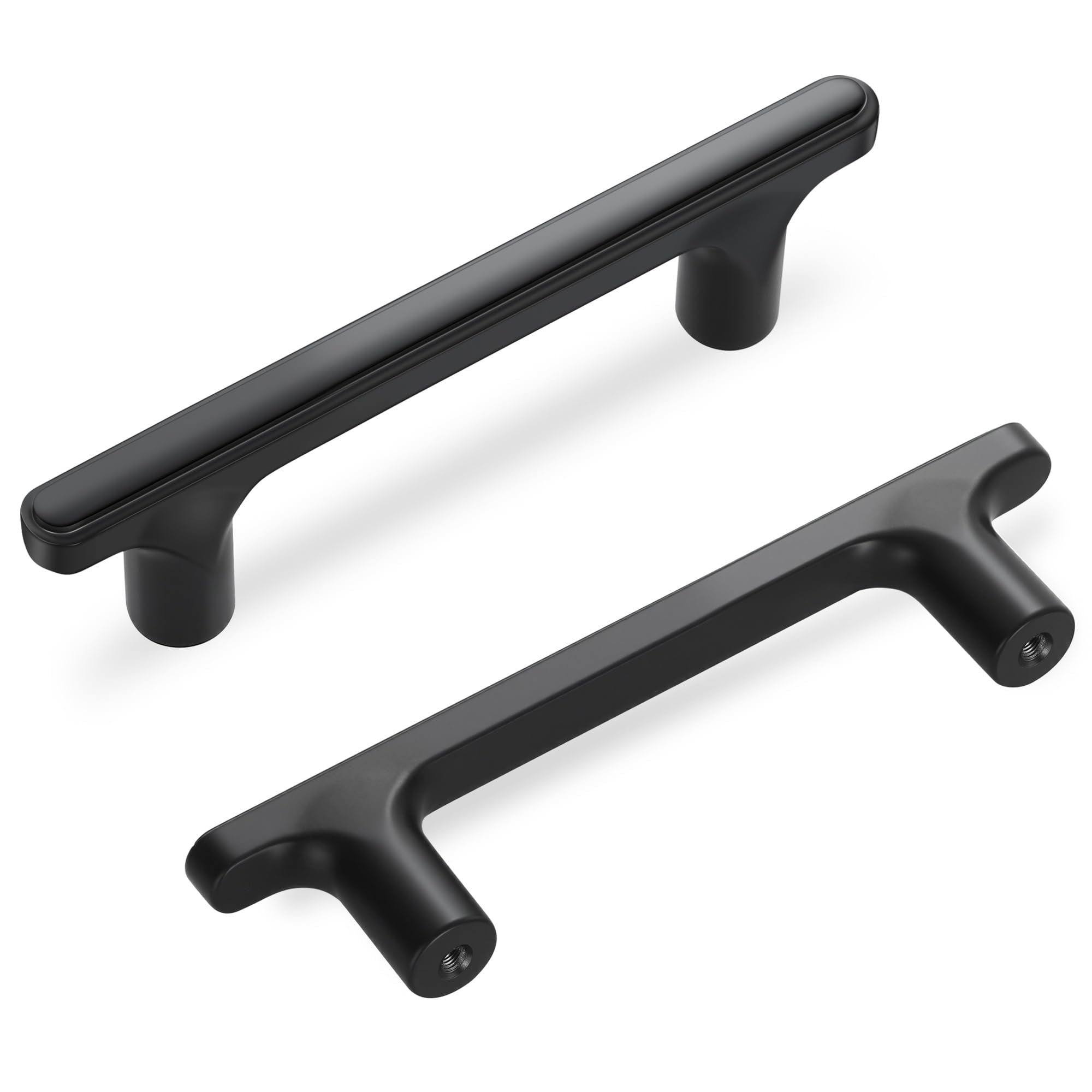 3 Pack Gunmetal Gray Modern Cabinet Pulls 14 Inch(357mm) Total Length ...
