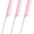 3 Pack Hair Rat Tail Combs Set, Parting Rattail, Teasing Fine Tooth ...
