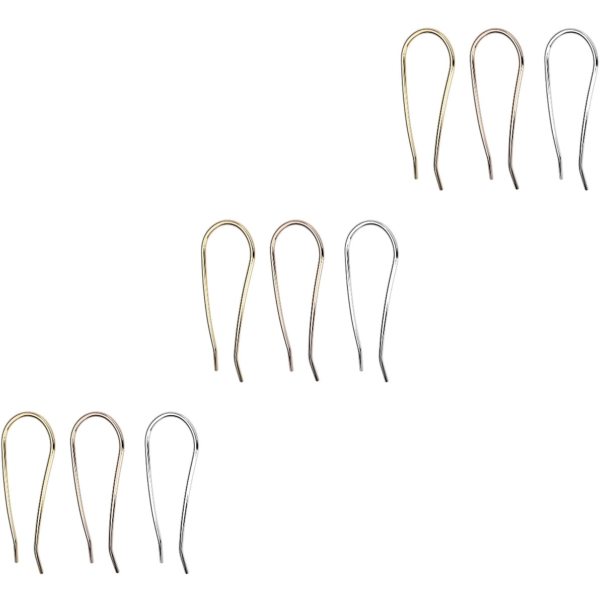 3 Pack Hairpin Clips Label Slotted Home Converter Woman Miss - Walmart.com