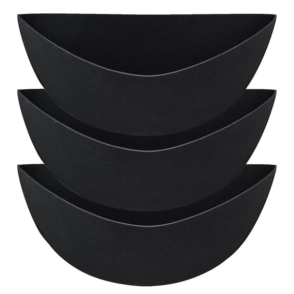 3-Pack Half Round Flower Pot Padding Fabric, 12/14/16in - Reusable ...
