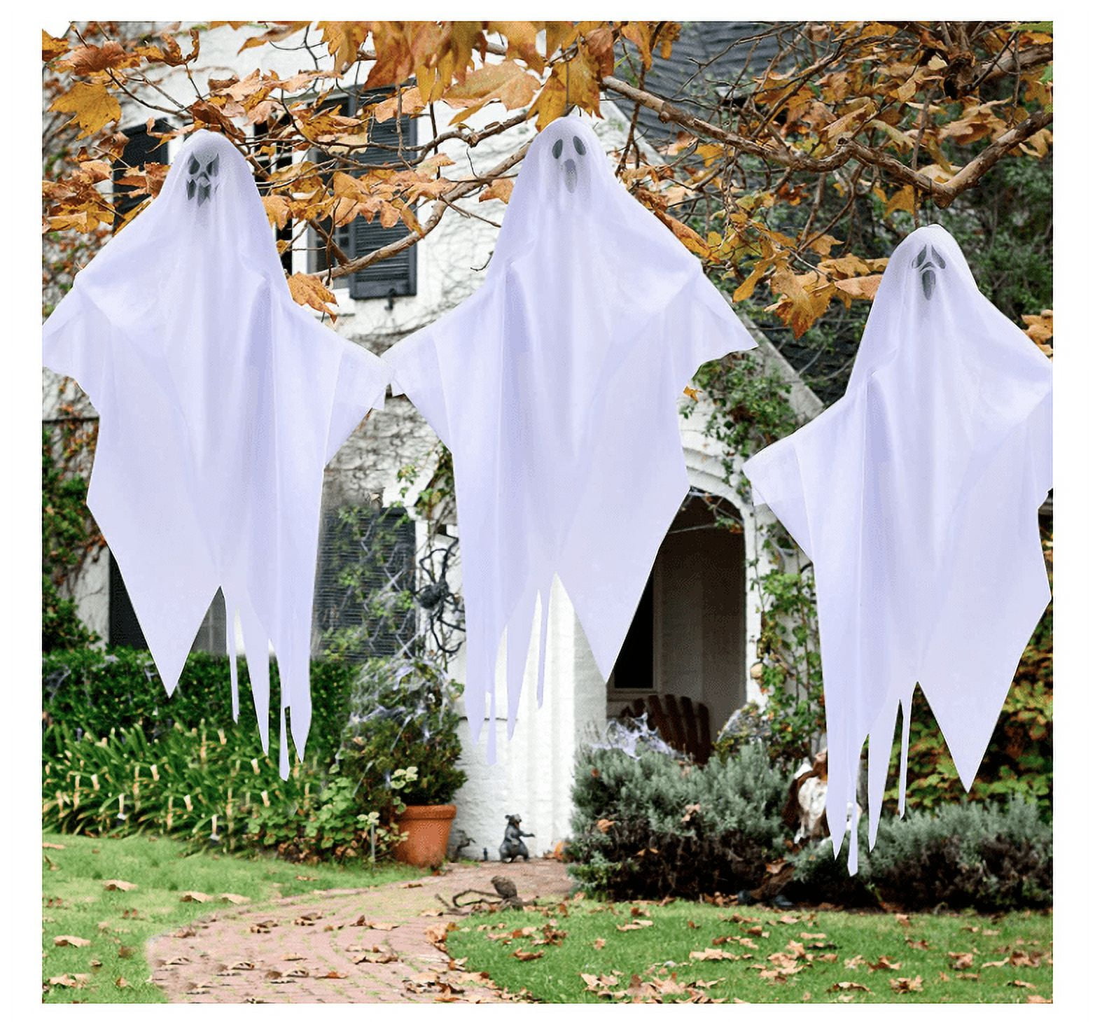 3 Pack Halloween Hanging Ghost, Cute Flying Ghost, Halloween Hanging ...