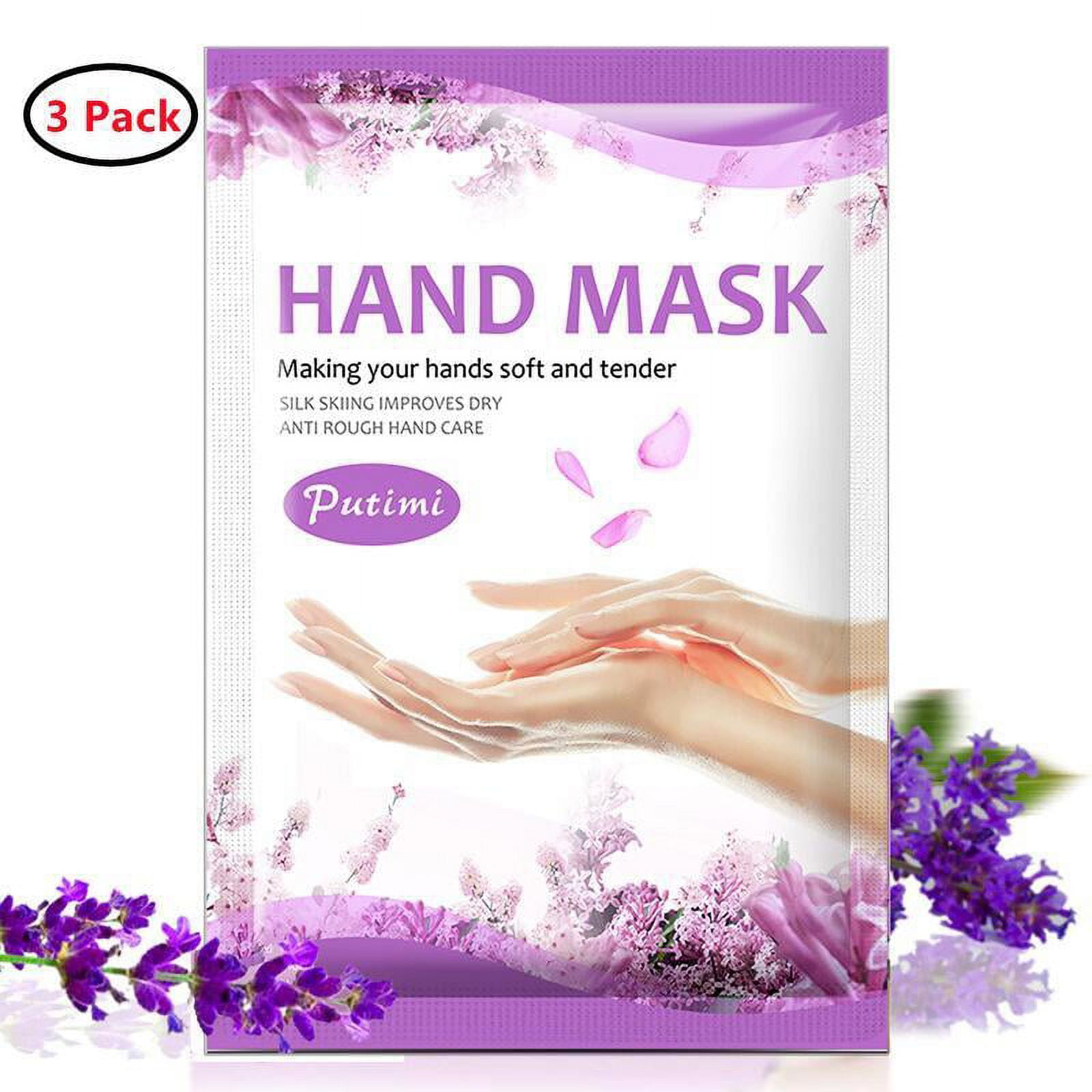 3 Pack Hand Mask, 1 Pairs Hand Moisturizing Gloves Repairing Hand Mask ...