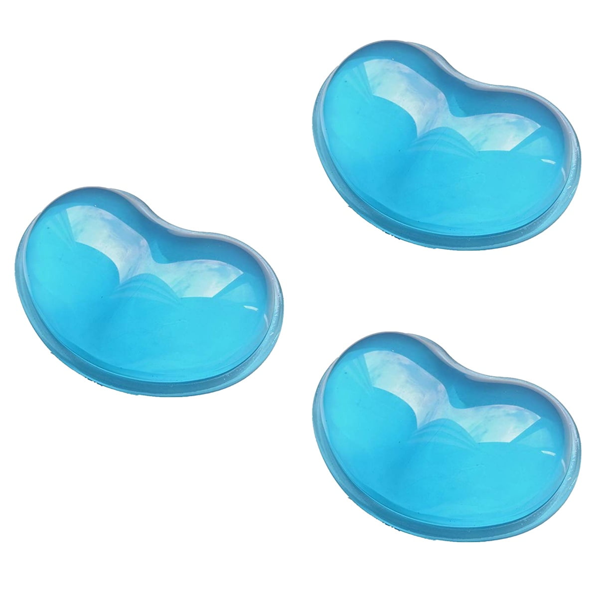 3 Pack Hand Wrist Pad for Keyboard Palm Computer Mouse Rest Mice Blue ...