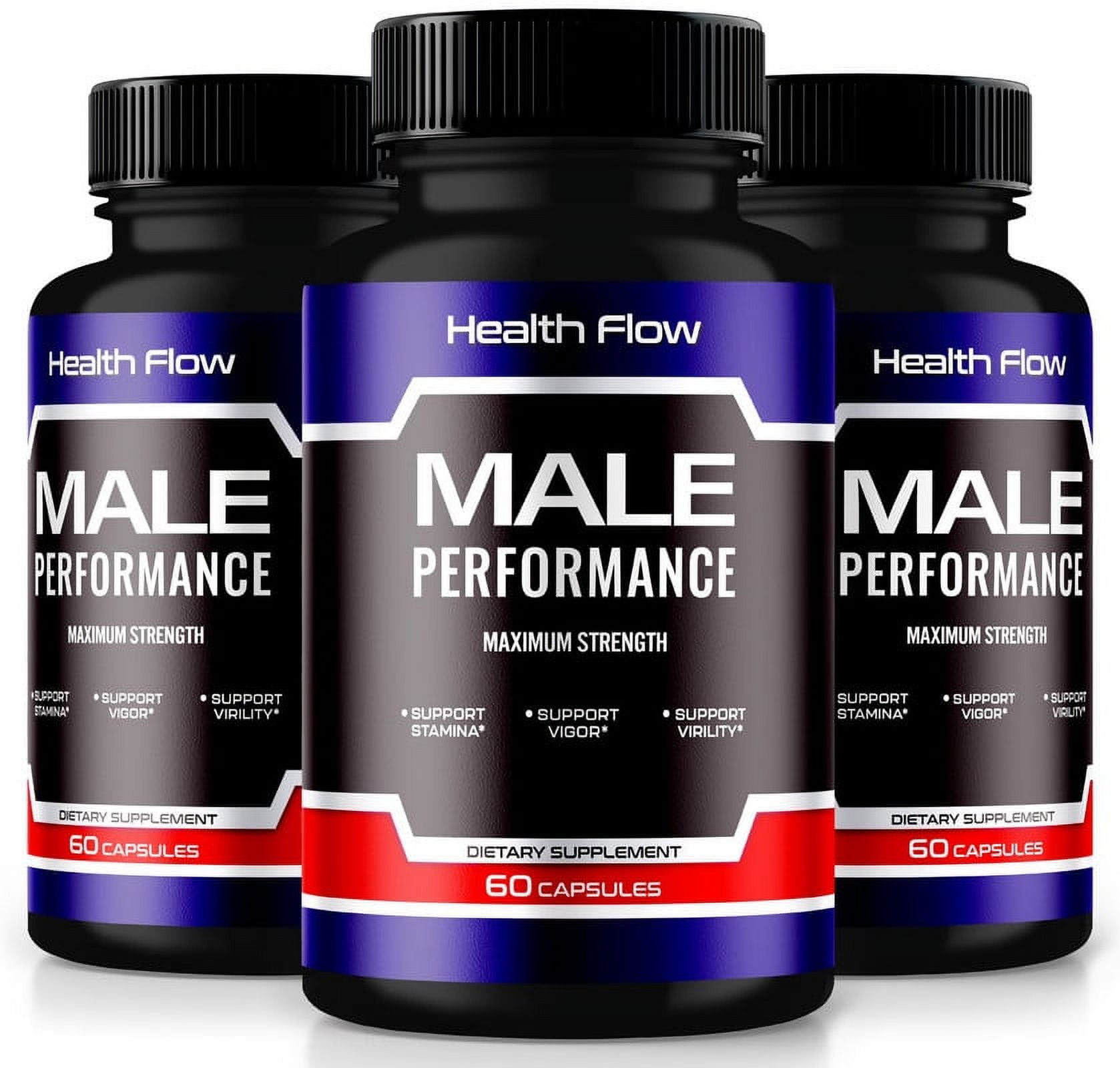 (3 Pack) Health Flow Pills, HealthFlow Premium Formula to Boost Energy ...