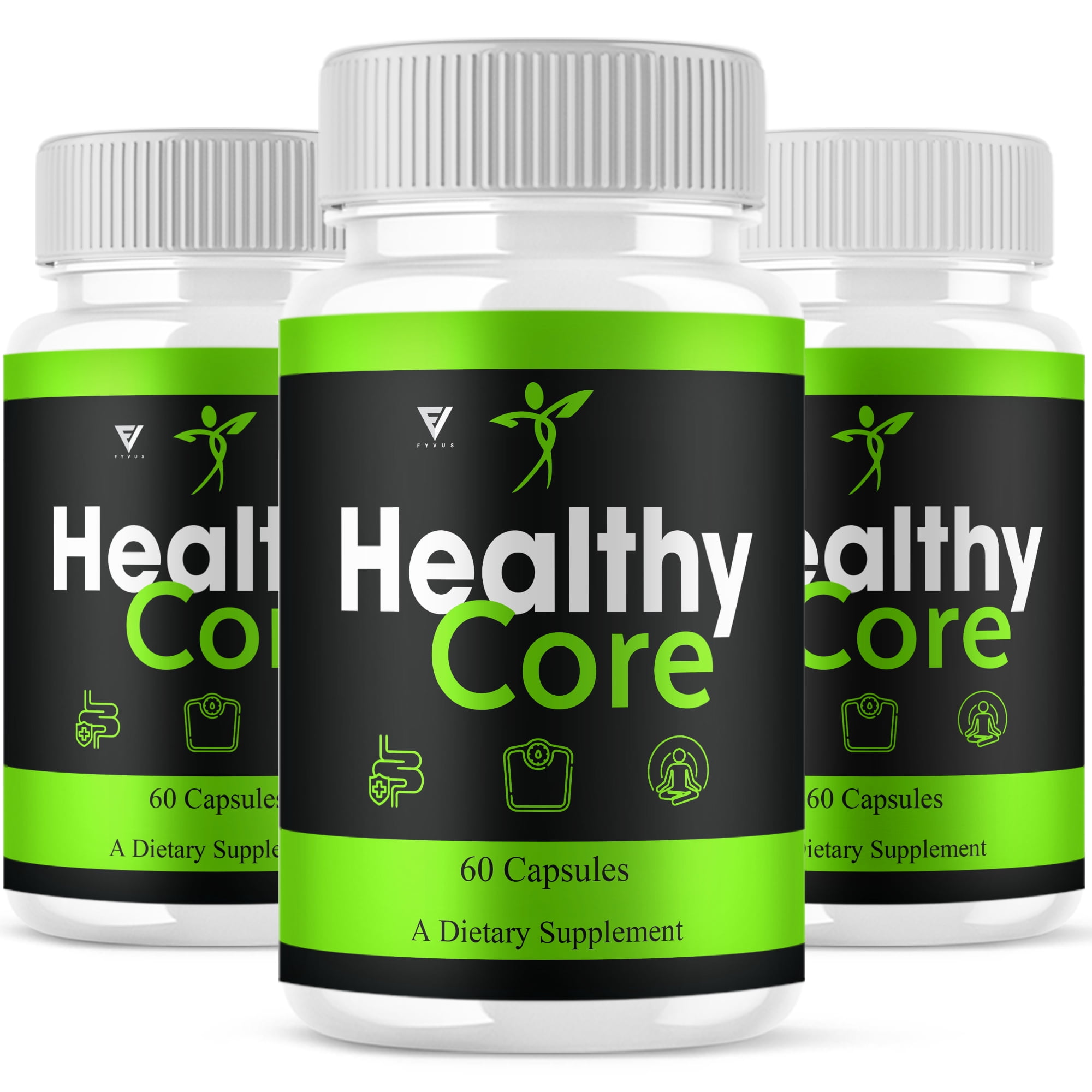 (3 Pack) Healthy Core Maximum Strength Daily Health Pills, HealthyCore ...