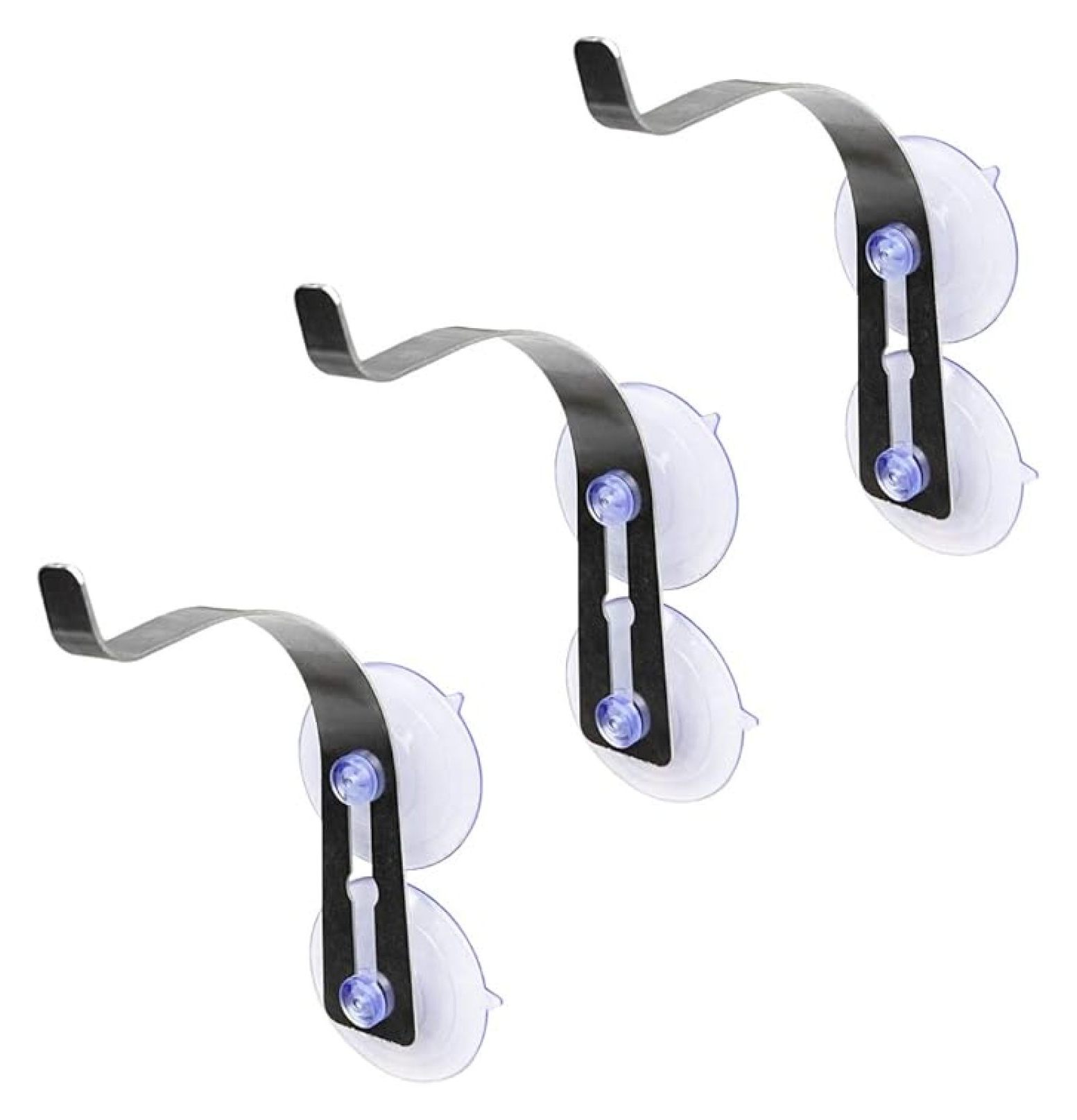 3 Pack Heavy Duty Suction Cup Stainless Steel Hook for Garden Kitchen ...