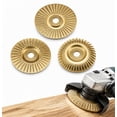 3-Pack Heavy Duty Wood Carving Disc for Angle Grinder – 4" Carbon Steel ...