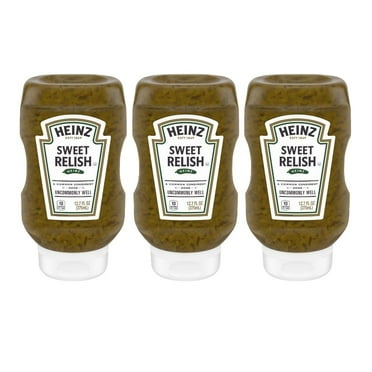 Heinz Sweet Relish, 12.7 fl oz Squeezable Bottle, Vegetable Pickled ...