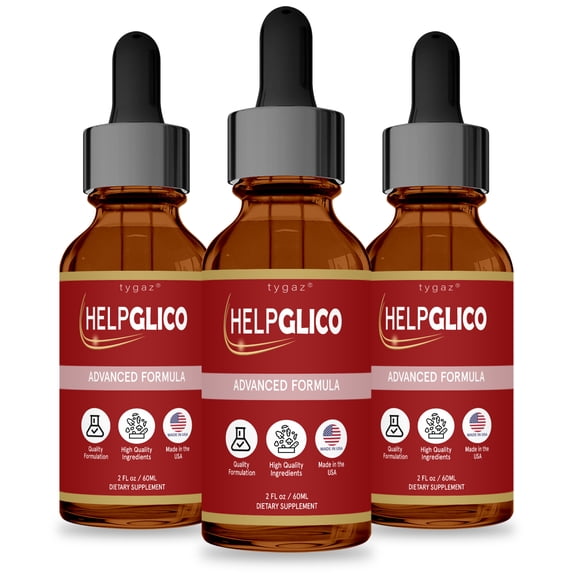 (3 Pack) HelpGlico Liquid Drops - Help Gluco Liquid Drops Advanced ...